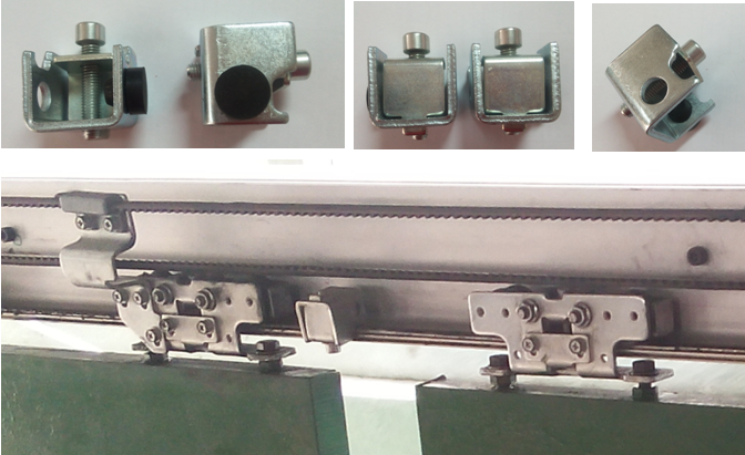 Silver Color Track Stopper Device of Automatic Sliding Door Stopper ...