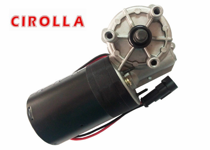 30W 12 volt Worm Gear Motor with High Torque , Geared DC Motor